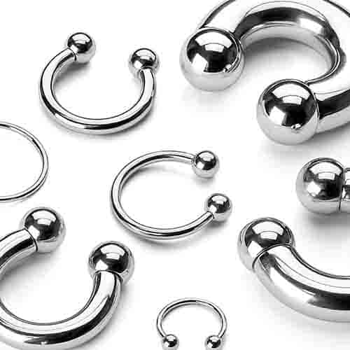 Horseshoes & Captive Rings - The Body Jewellery Store