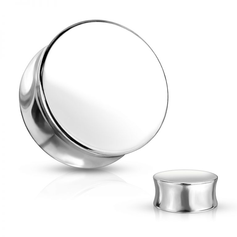 Solid Surgical Steel Saddle Plug - The Body Jewellery Store